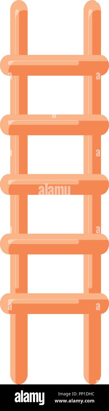 ladder icon over white background, vector illustration Stock Vector ...