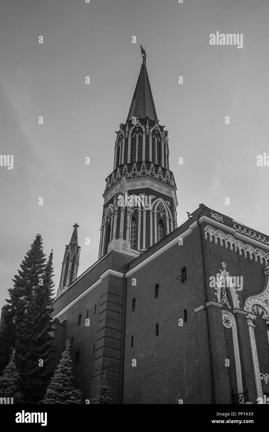 The architecture of the old city and the view of the towers of the ...