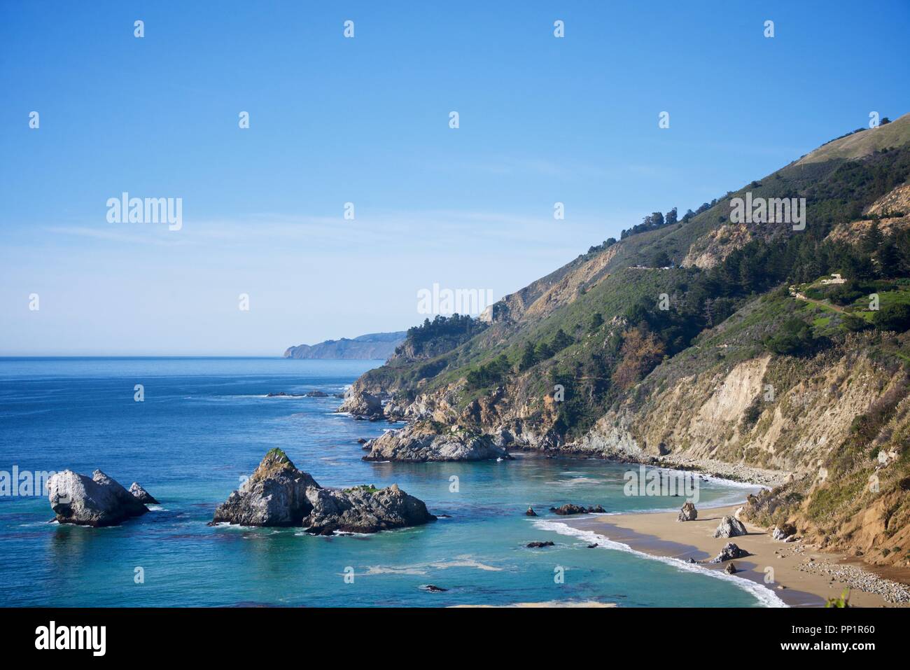Big sur highway views hi-res stock photography and images - Alamy