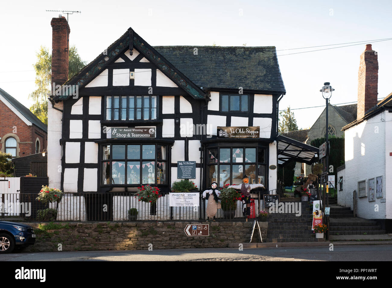 Pembridge herefordshire england tudor architecture hi-res stock ...