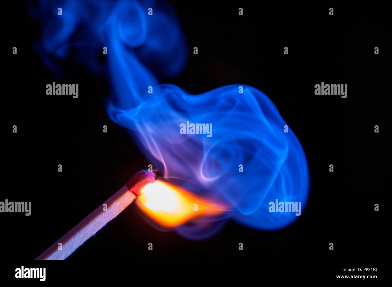 Sulfur burning hi-res stock photography and images - Alamy