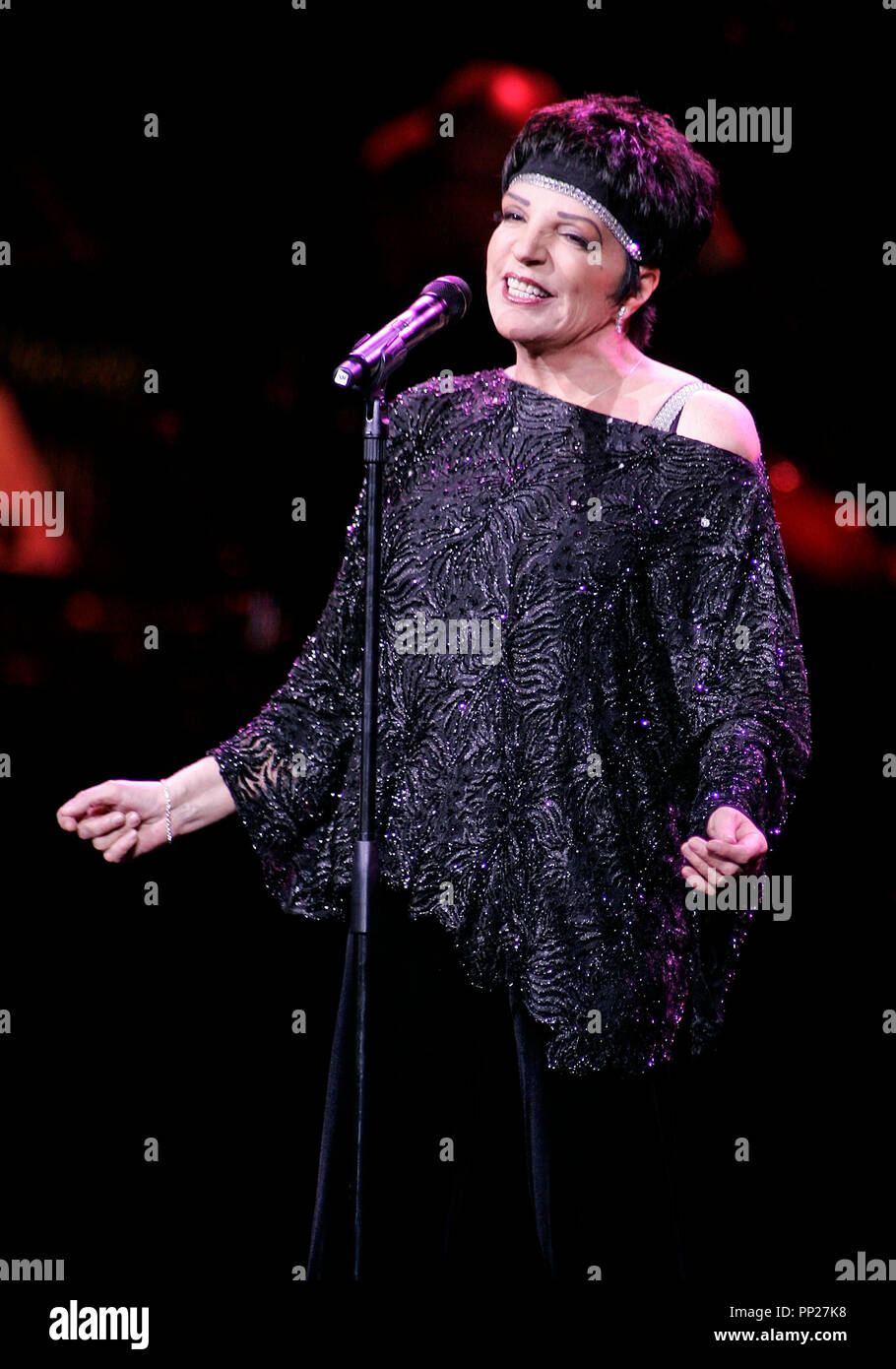 Liza Minnelli performs in concert at the Seminole Hard Rock Hotel and ...