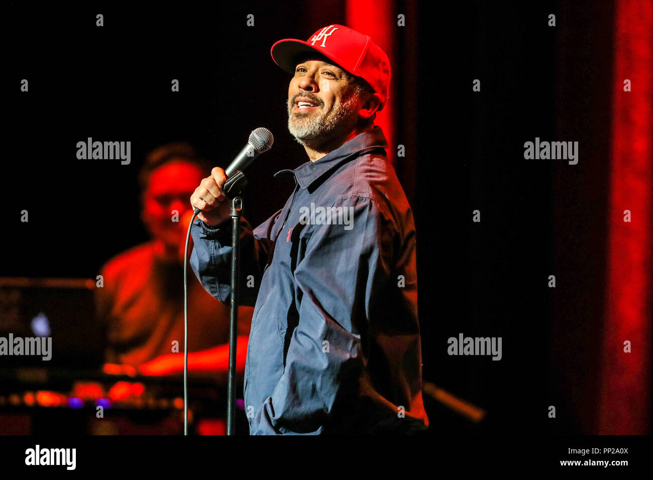 Comedian Jo Koy performs in Durham, North Carolina as part of his 2018 ...
