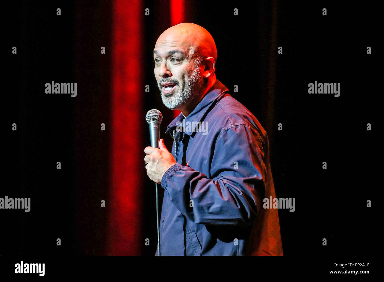 Comedian Jo Koy performs in Durham, North Carolina as part of his 2018 ...
