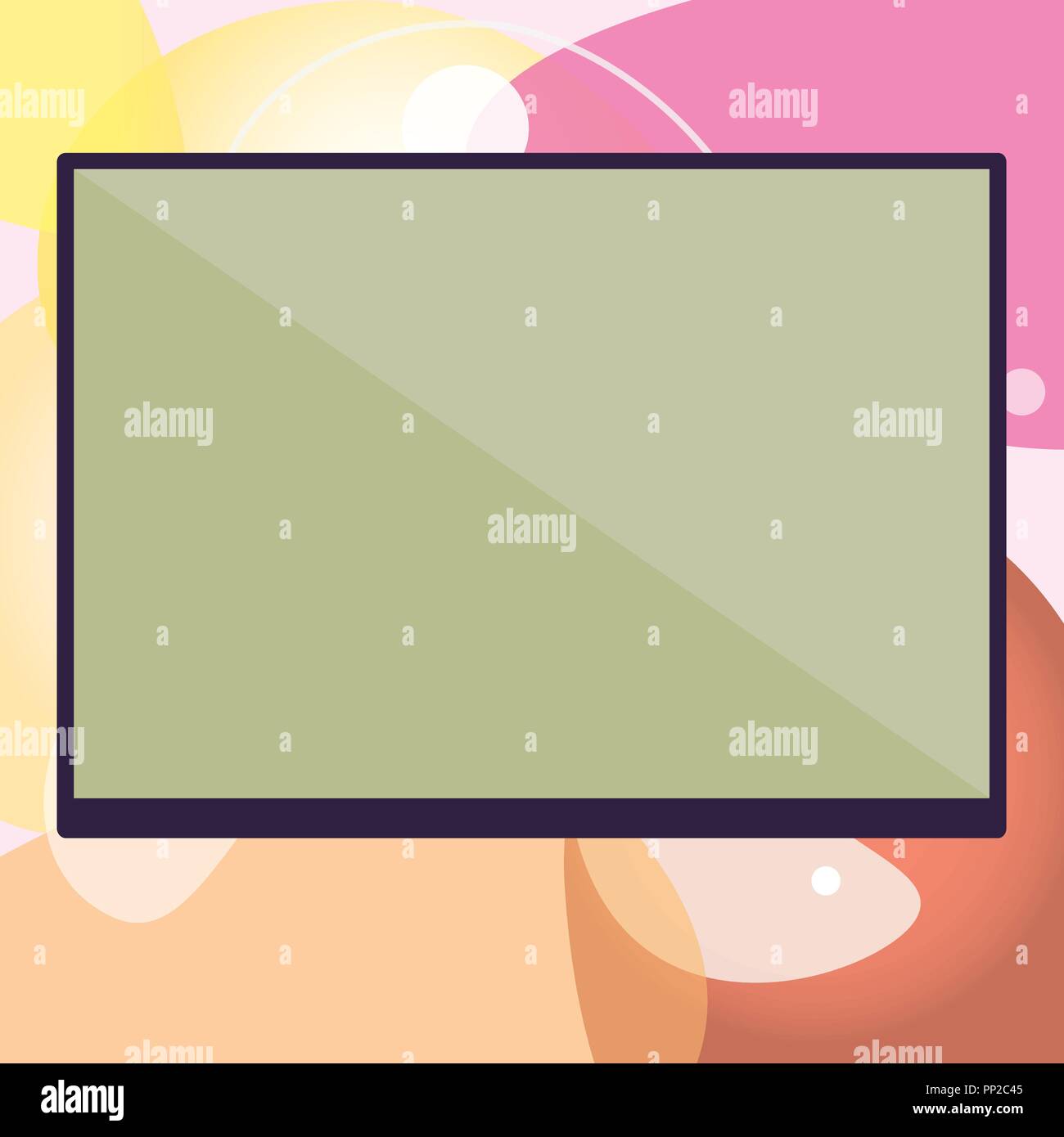 Flat design Vector Illustration Empty esp template copy text for Ad ...