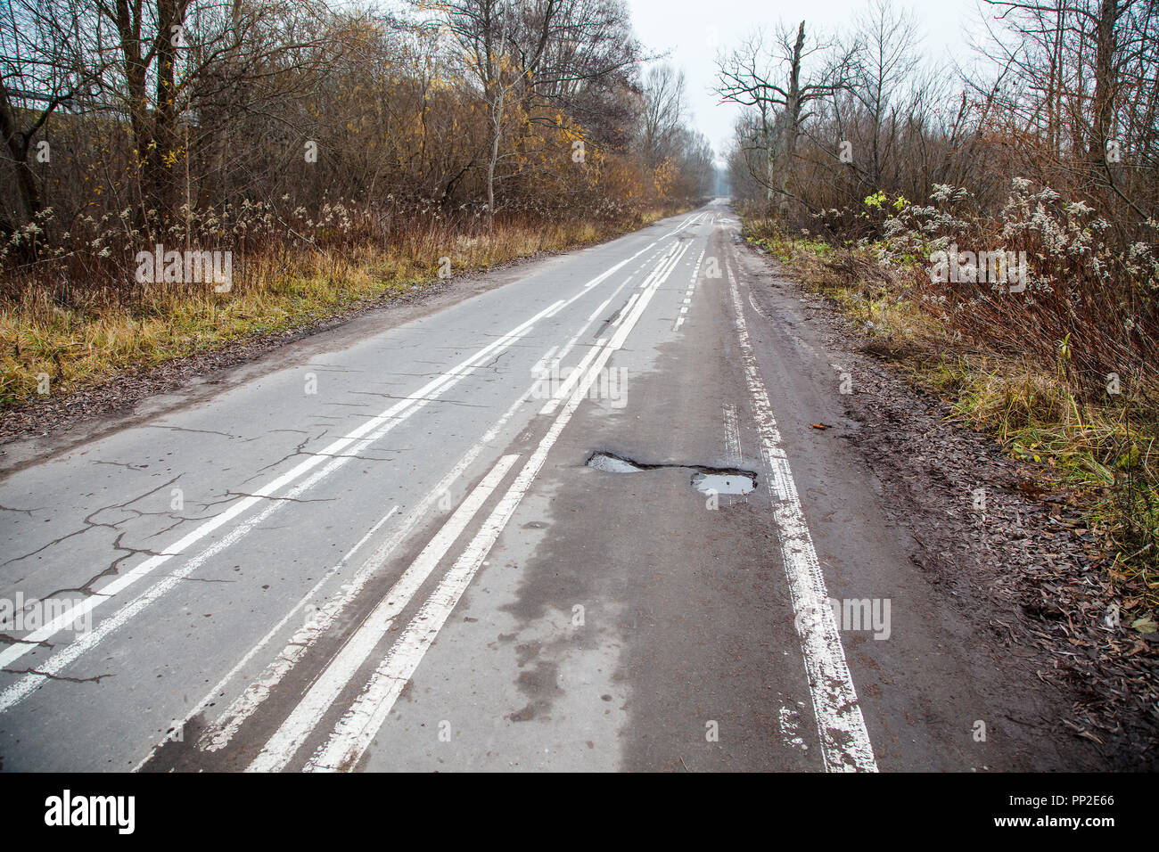Old Abandoned Road Autumn High Resolution Stock Photography and Images - Alamy