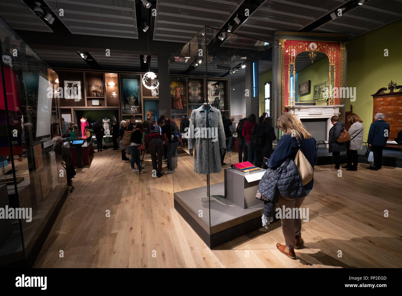 Interior of Scottish Design Galleries at the new V&A Museum on first ...