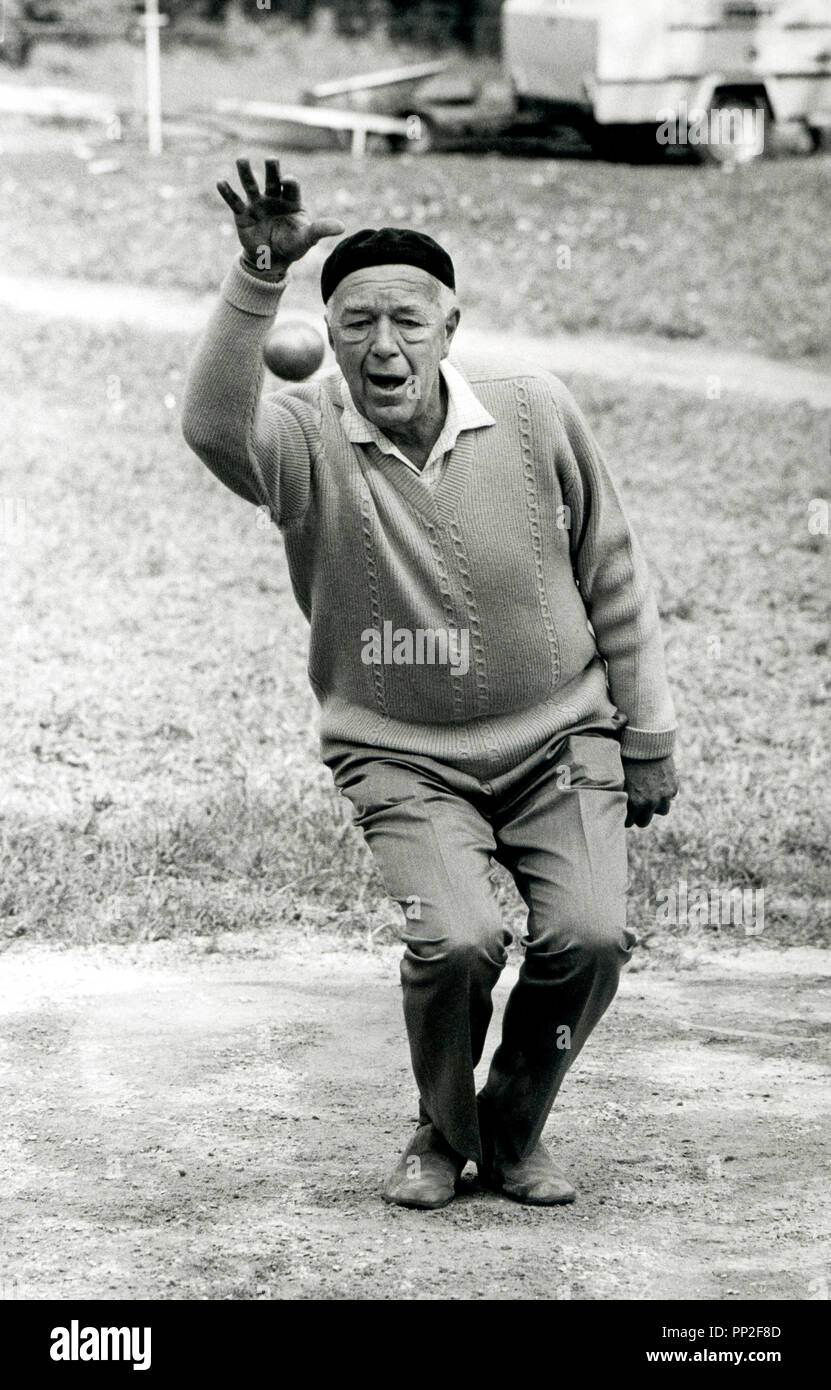 Swedish PRINCE BERTIL known as a good player in petanque Stock Photo ...
