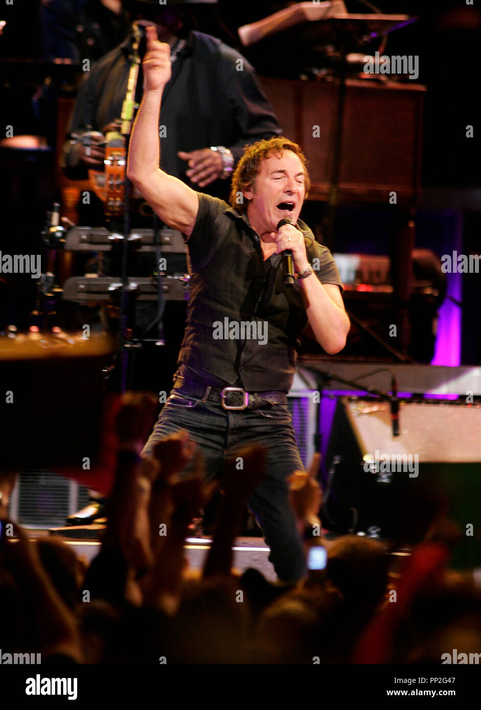 Bruce springsteen the boss and the e street band hi-res stock ...