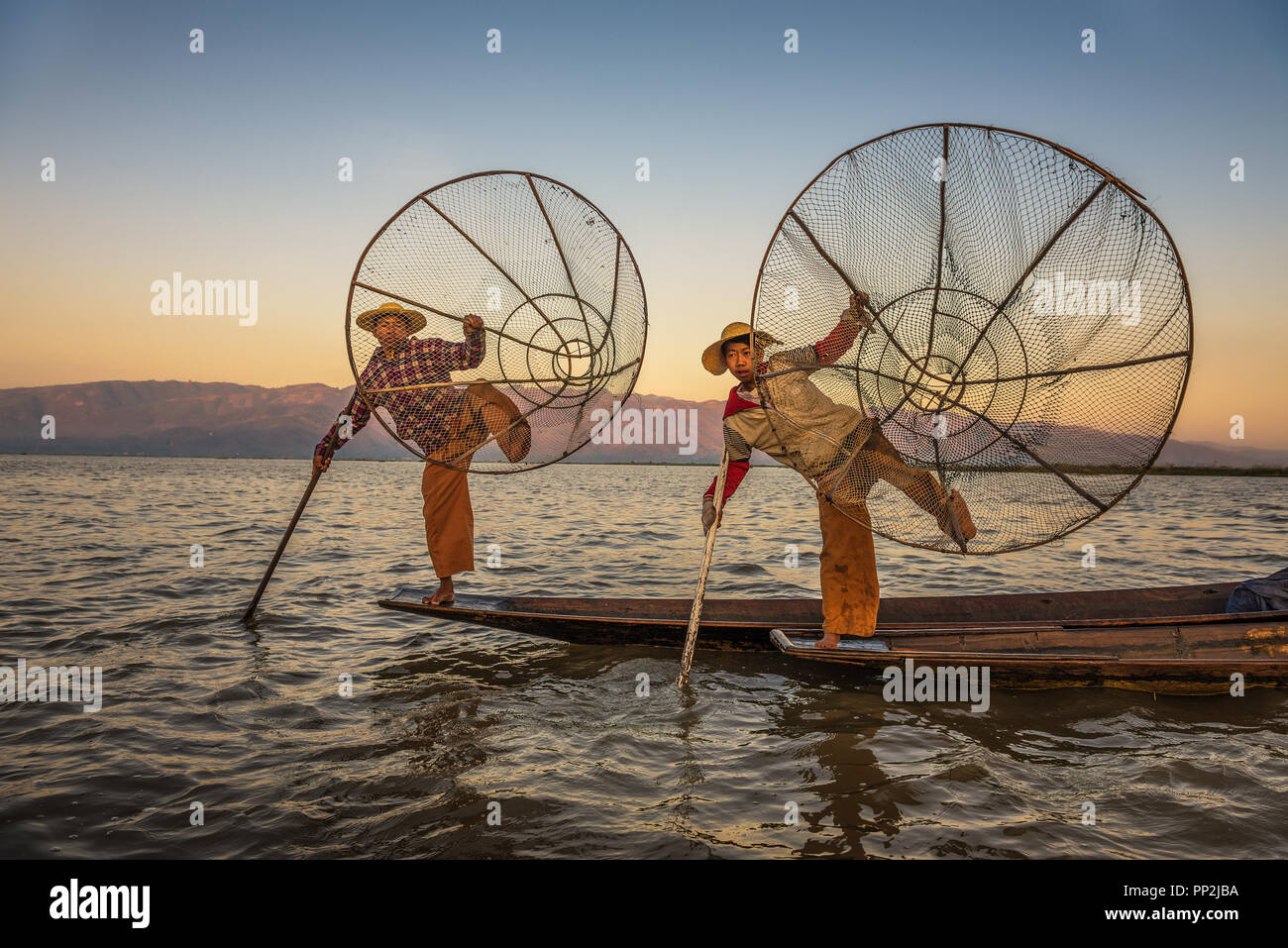 Bamboo fishing nets hi-res stock photography and images - Alamy