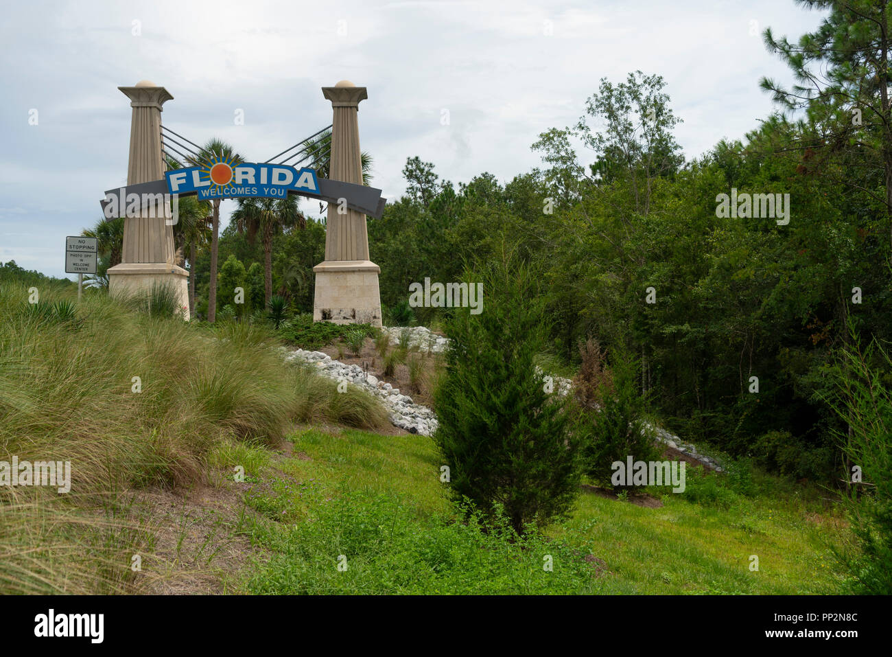 Florida has a replica of the highway sign in the visitor welcome center ...