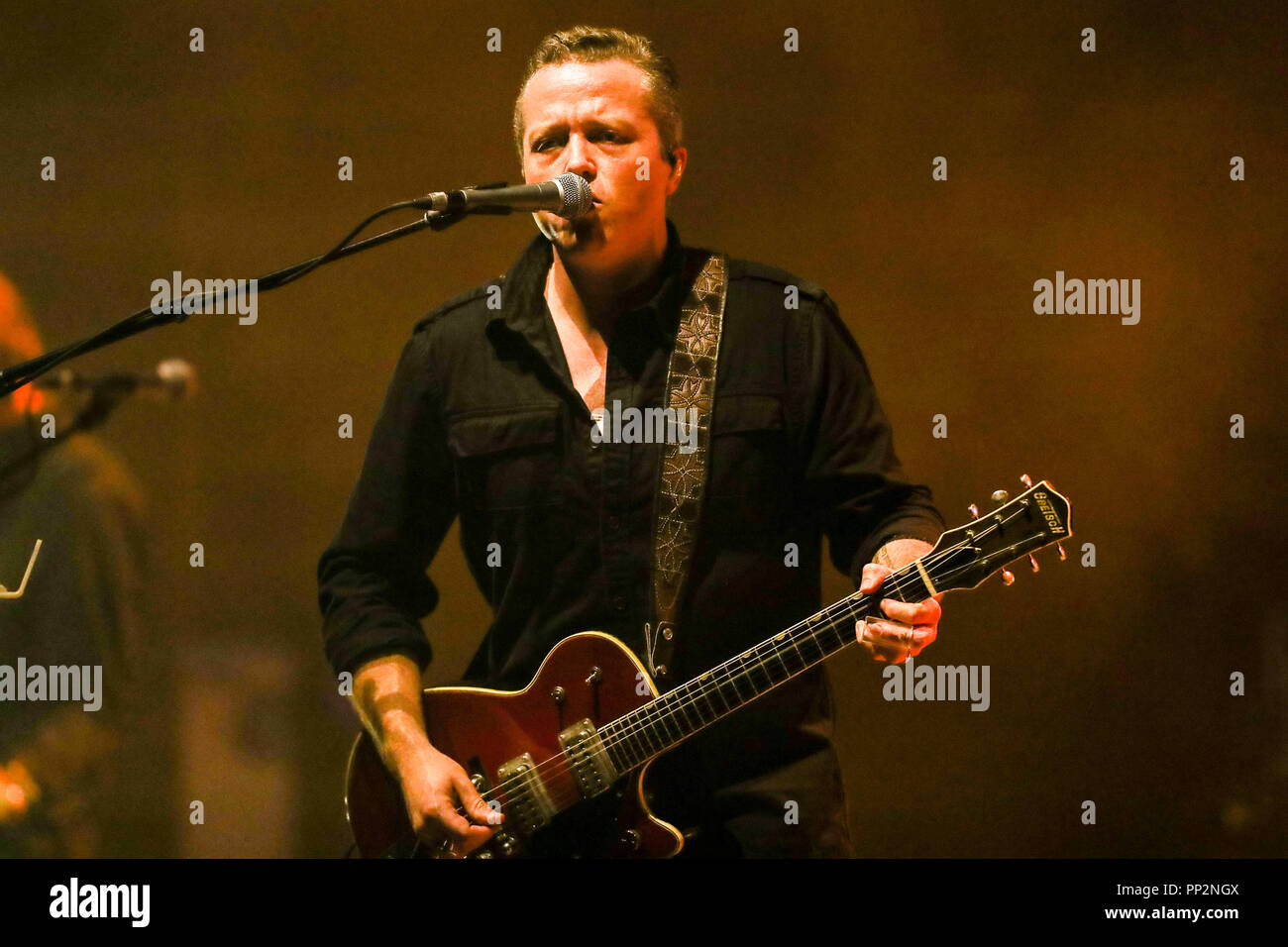 Music Artist JASON ISBELL performs in Durham, North Carolina as part of ...