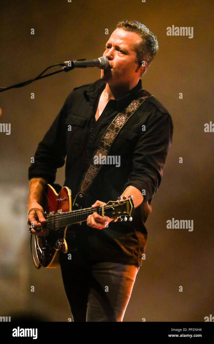 Music Artist JASON ISBELL performs in Durham, North Carolina as part of ...