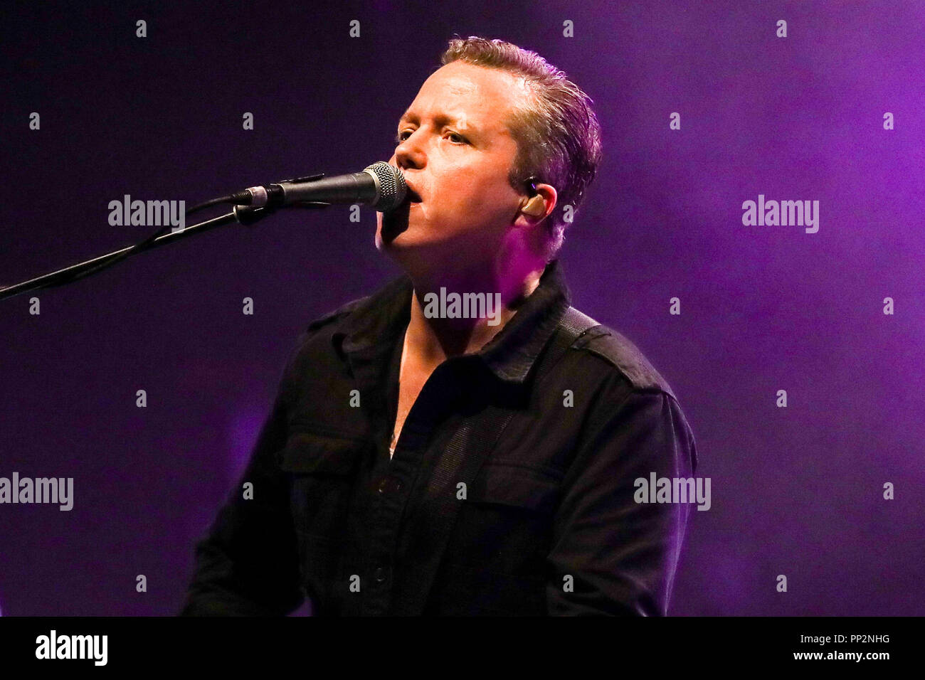 Music Artist JASON ISBELL performs in Durham, North Carolina as part of ...