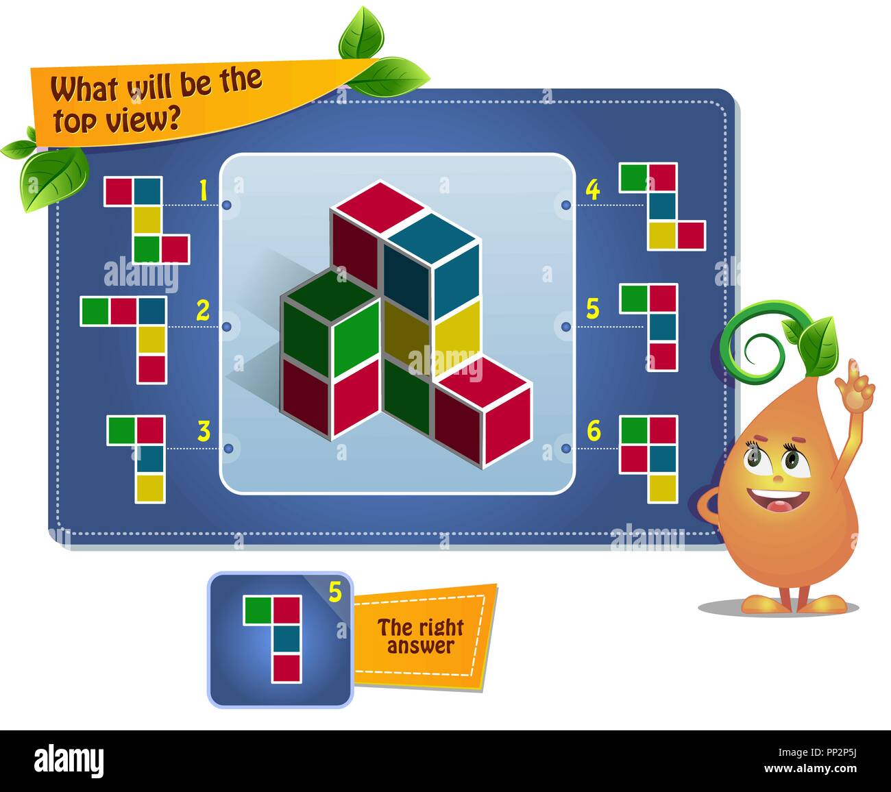 educational game for kids, puzzle. development of spatial thinking in ...