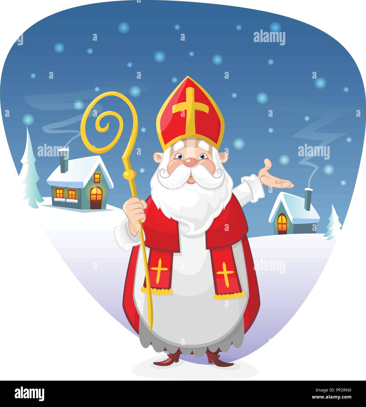 Winter hat in front Stock Vector Images - Alamy