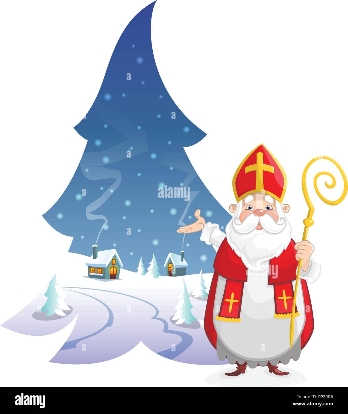 Nicholas snowman Stock Vector Images - Alamy