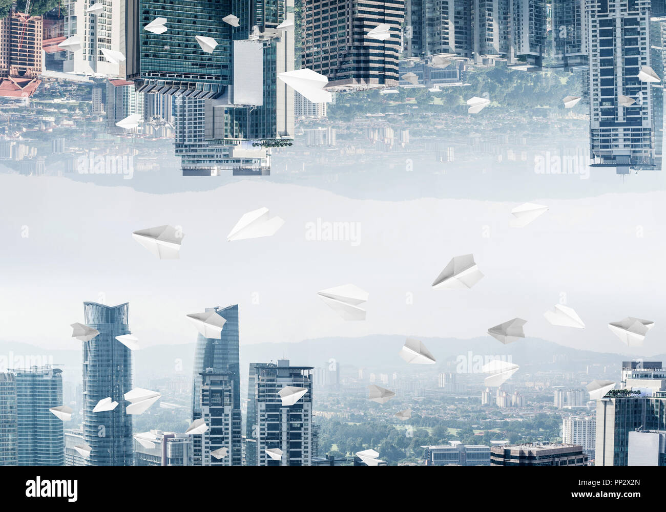 Modern cityscape view Stock Photo - Alamy