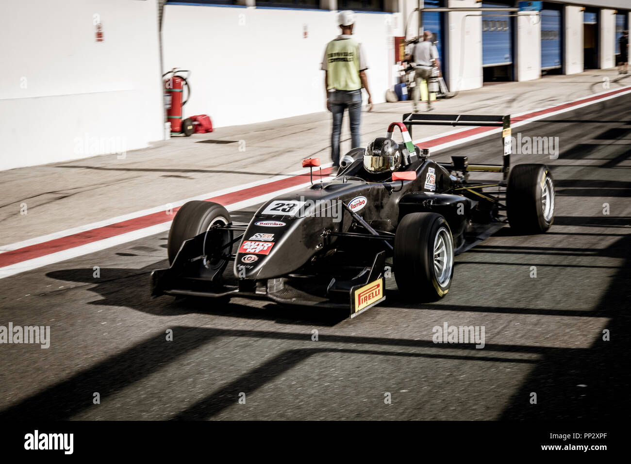 Vallelunga, Rome, Italy september 8 2018, Aci racing weekend. Formula 4 ...