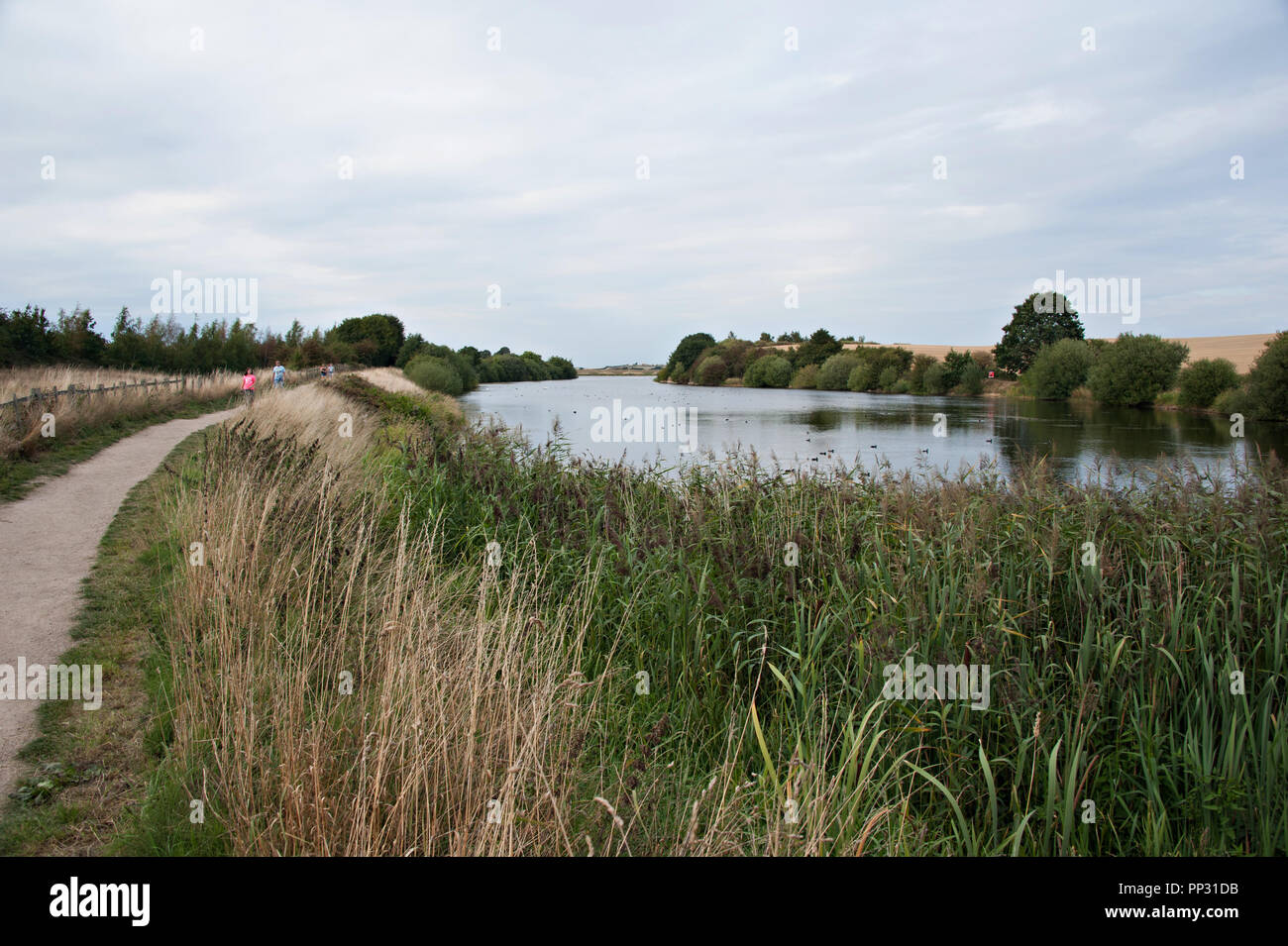 Pathway round the lake hi-res stock photography and images - Alamy