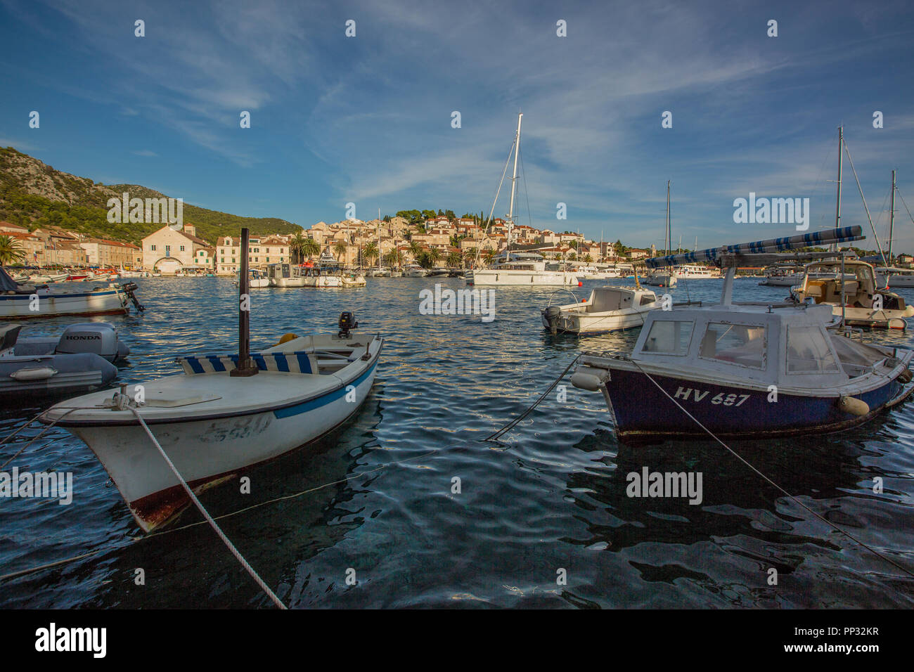 Hvar town on Hvar island, Croatia 2018 Stock Photo - Alamy