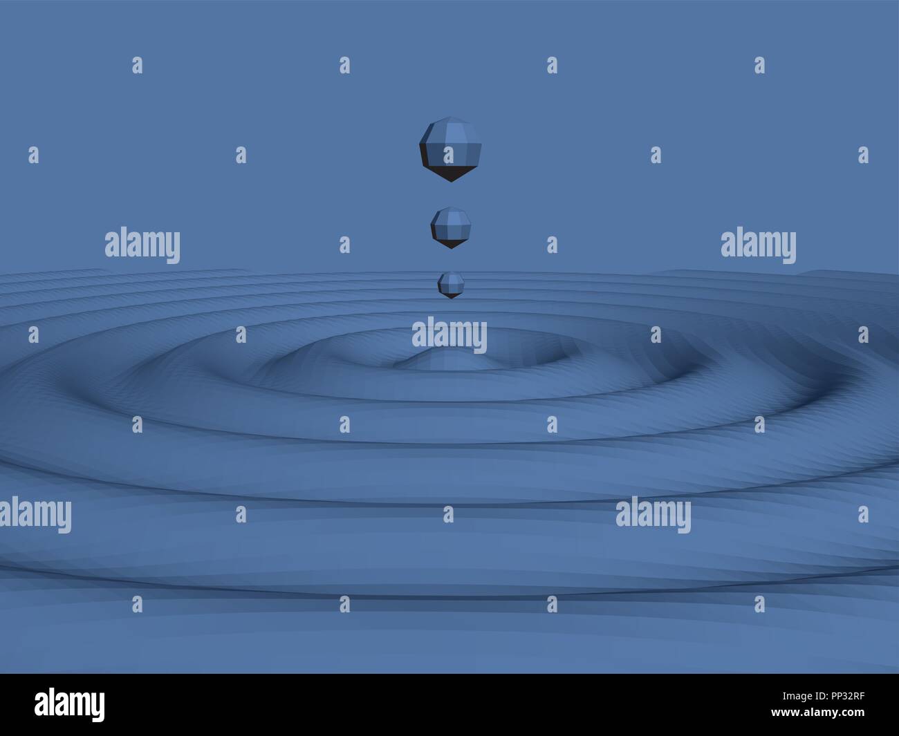 Smooth water ripples Stock Vector Images - Alamy