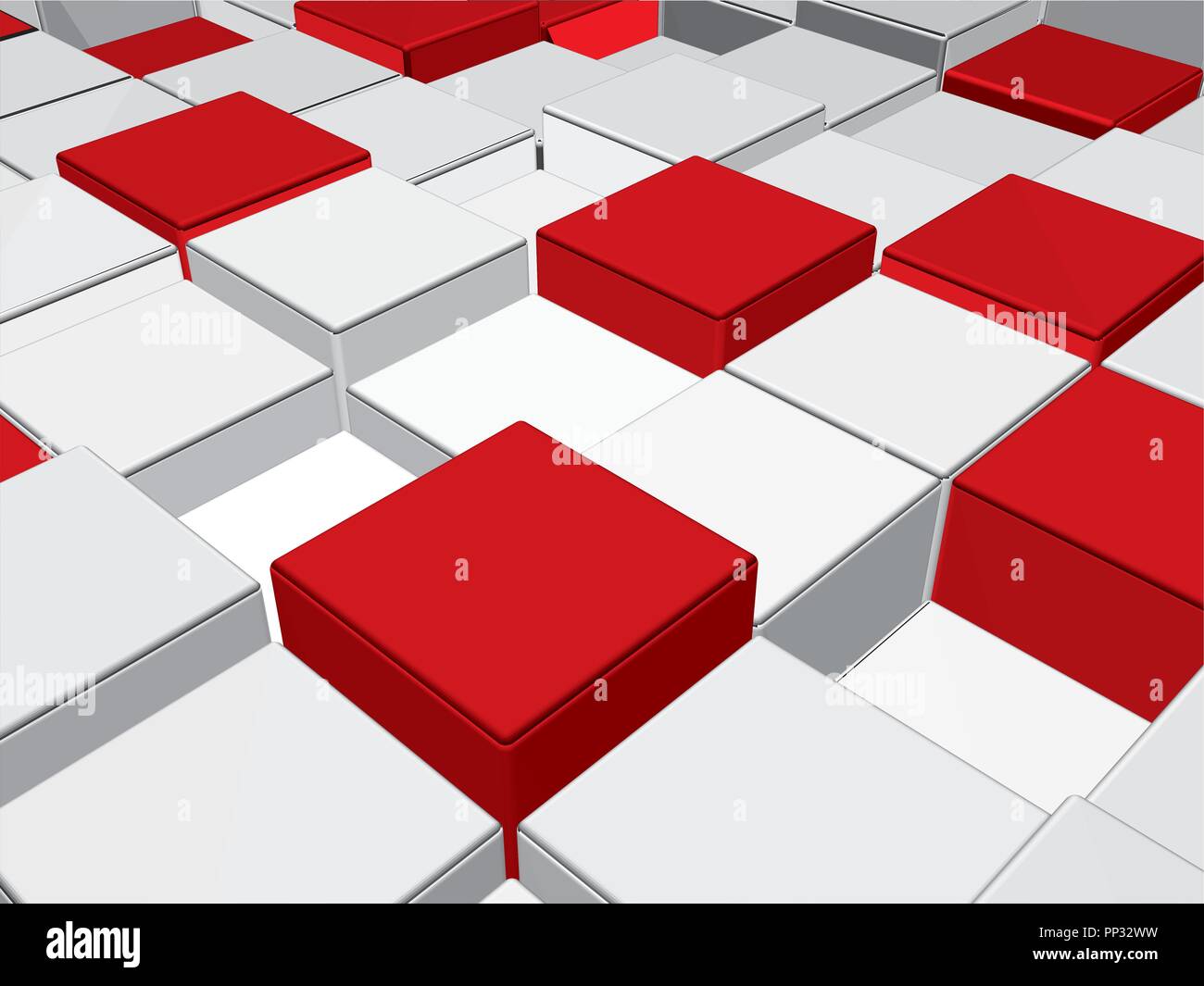 Vector illustration of abstract background with cubes Stock Vector ...