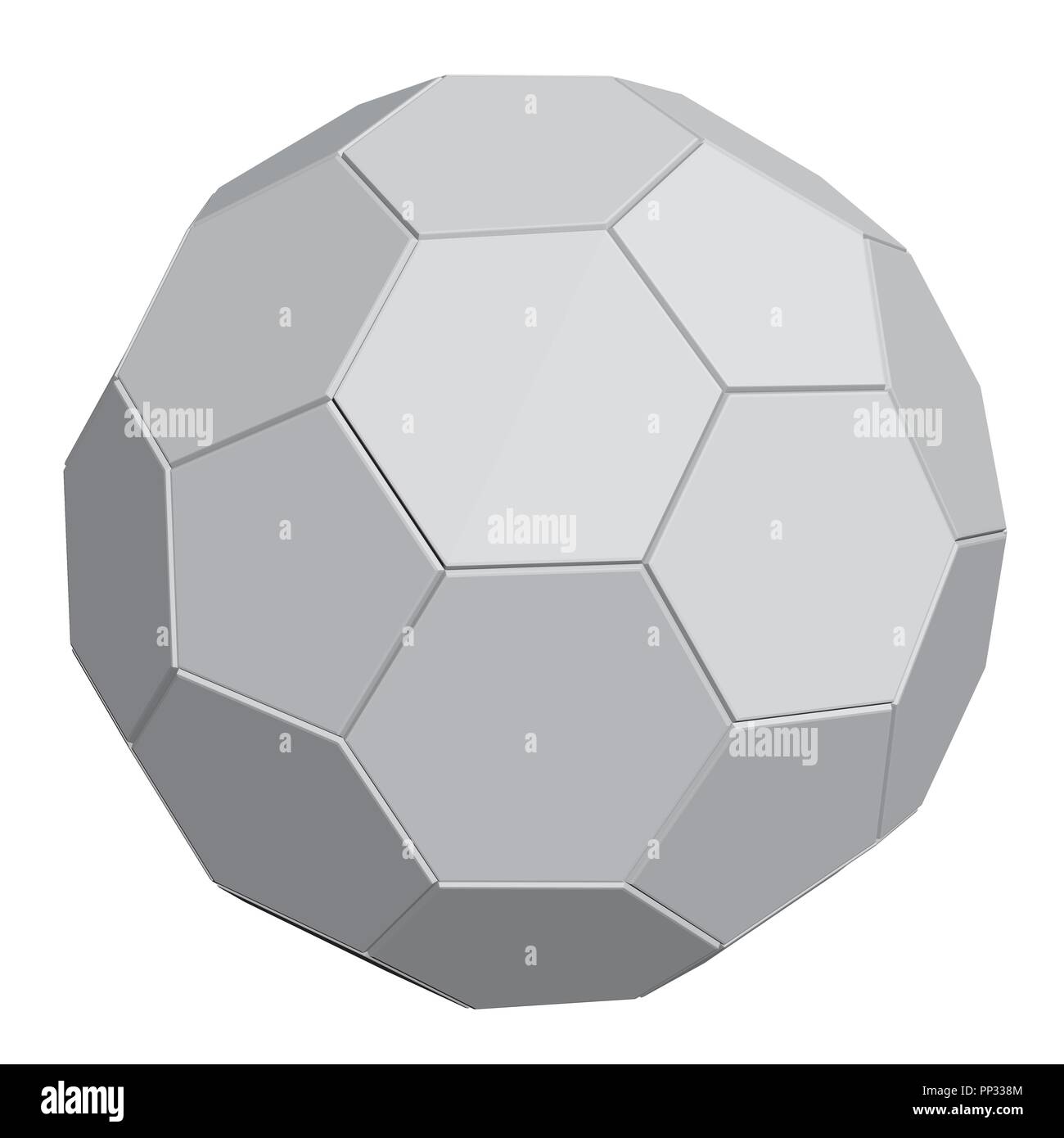 Vector illustration of polygonal sphere. Isolated. EPS 8 Stock Vector ...