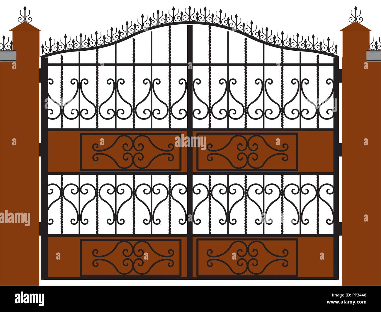 Decorative gates hi-res stock photography and images - Alamy