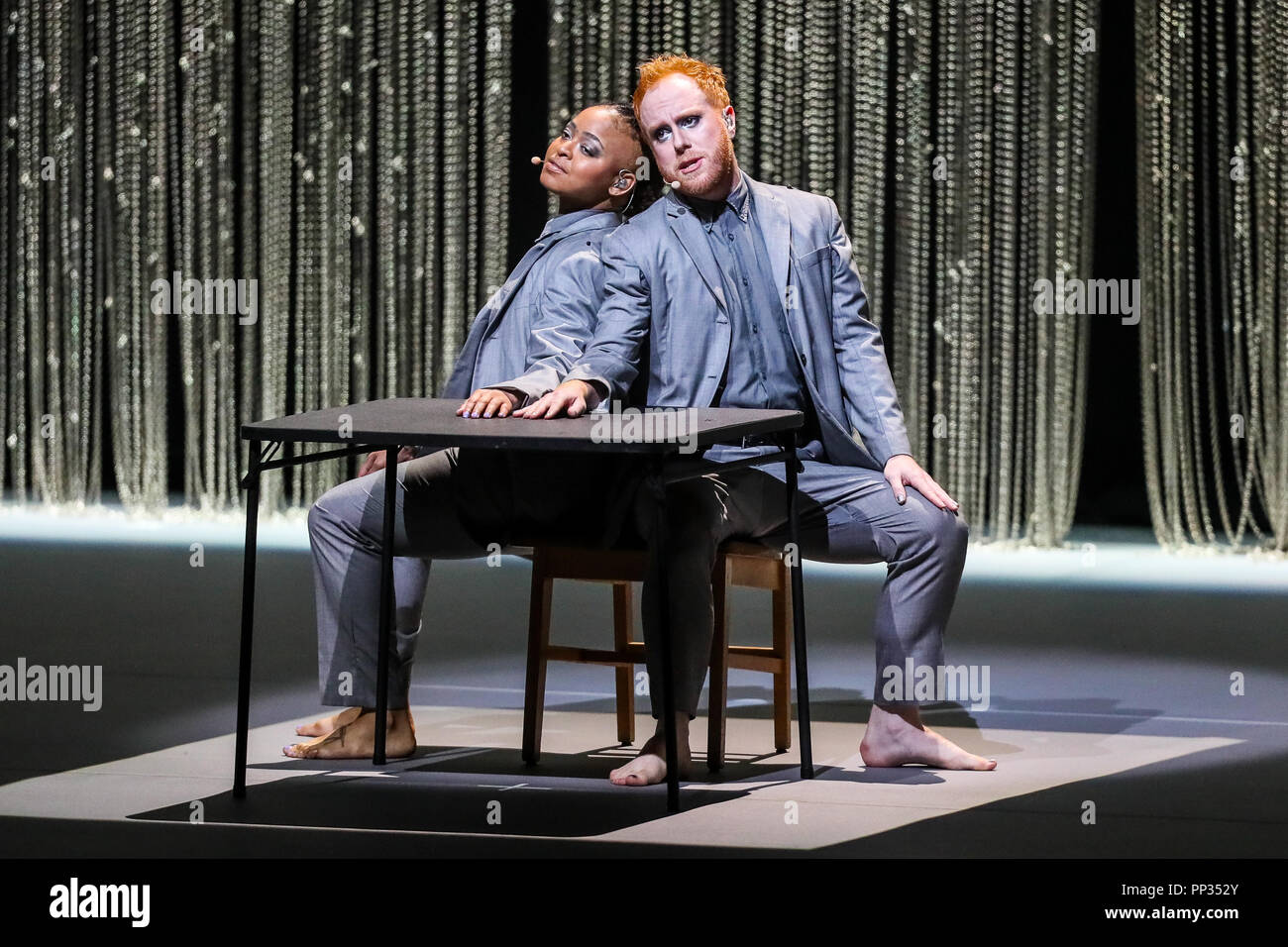 Music Artist DAVID BYRNE performs in North Carolina as part of his 2018 ...