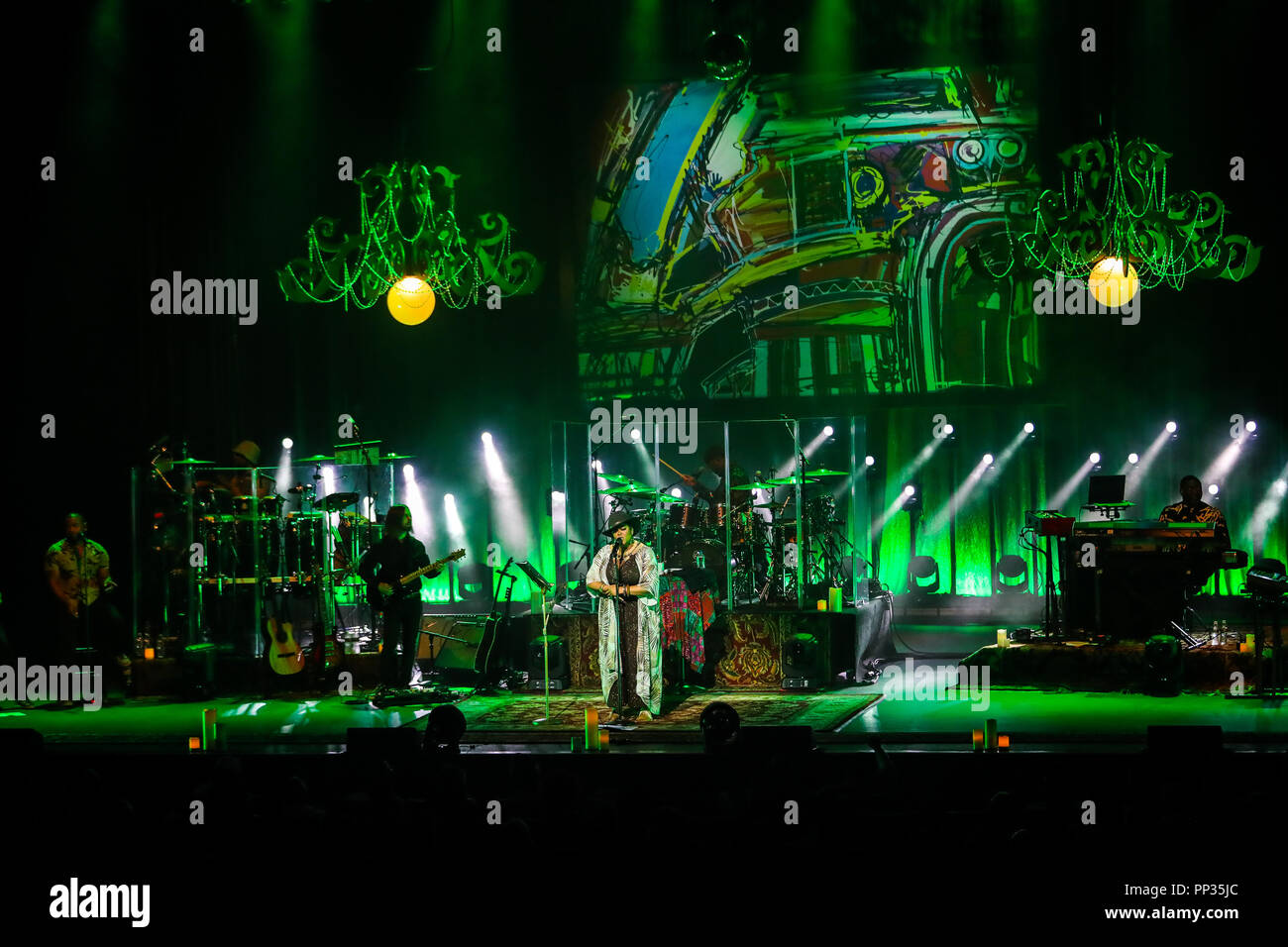 Music Artist JILL SCOTT performs in North Carolina as part of her 2018 ...