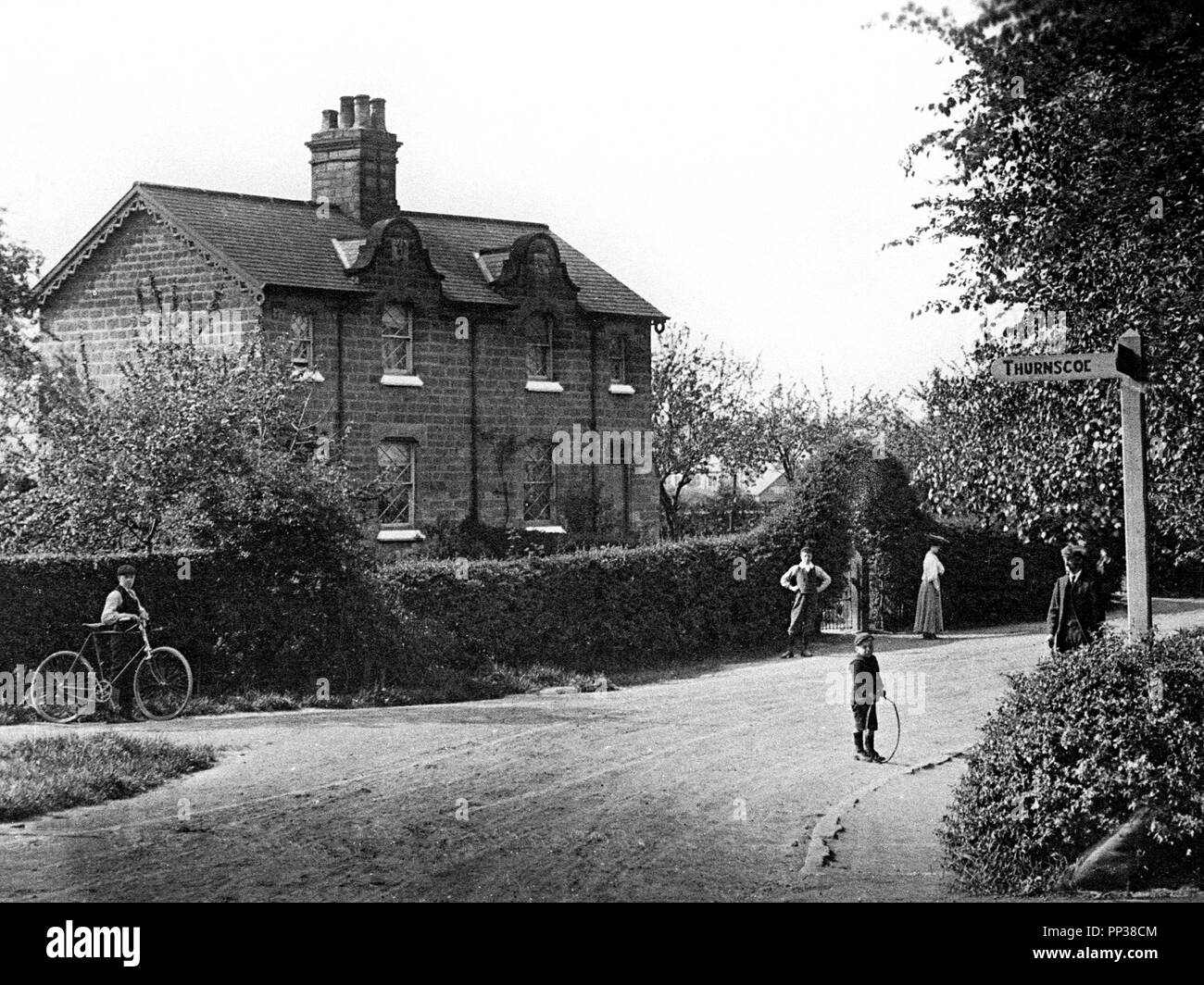 Three Lane Ends, Thurnscoe, early 1900s Stock Photo - Alamy
