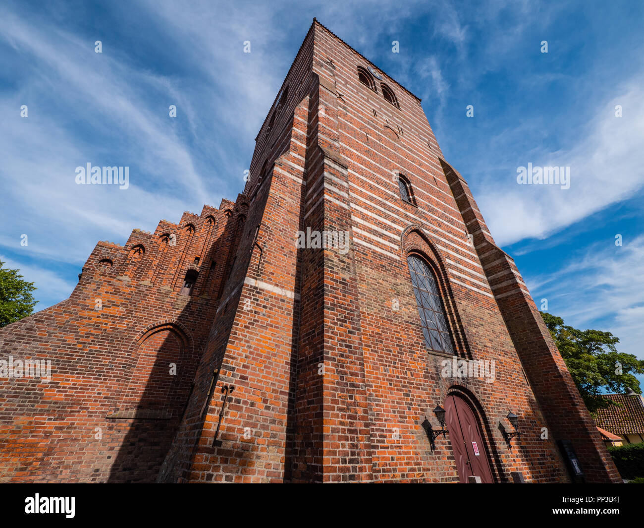Stege Church, also Known as Sankt Hans Church, Stege Town, Island of ...