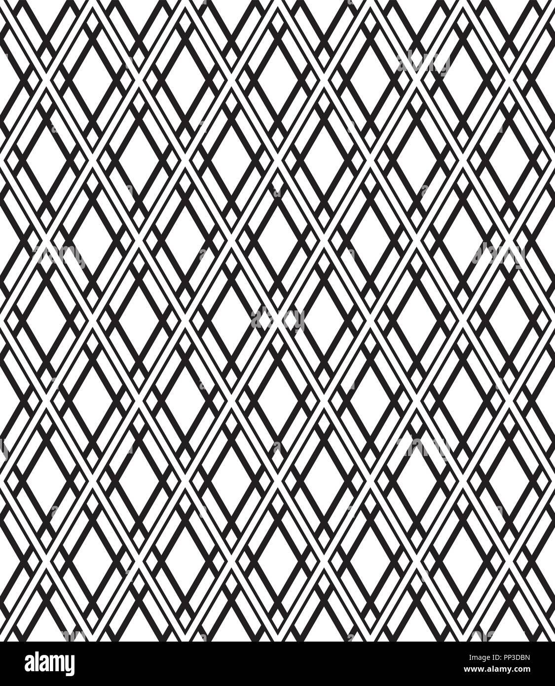 Seamless japanese pattern shoji kumiko in black and white Stock Vector ...