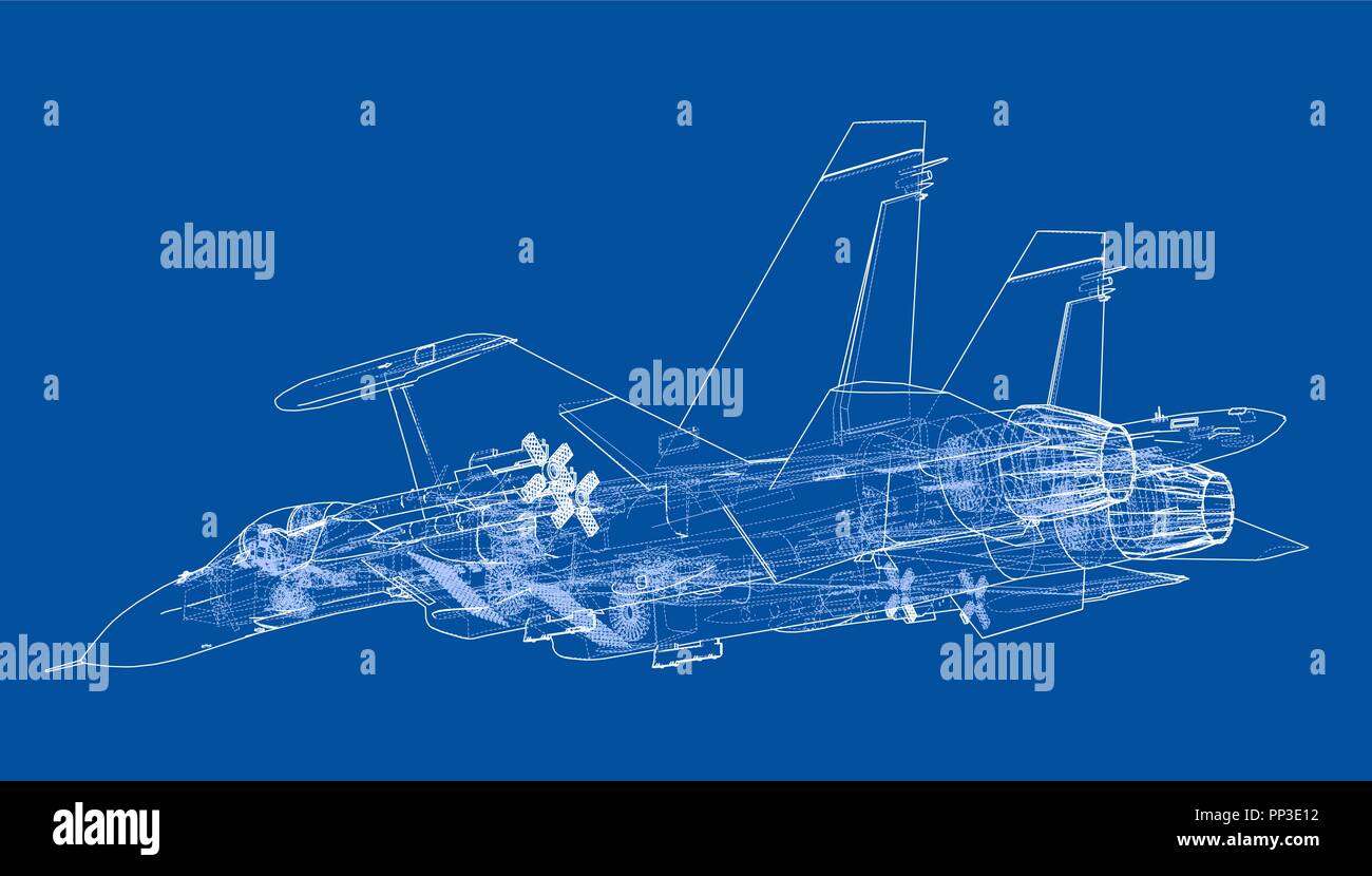 Fighter plane concept Stock Vector Image & Art - Alamy