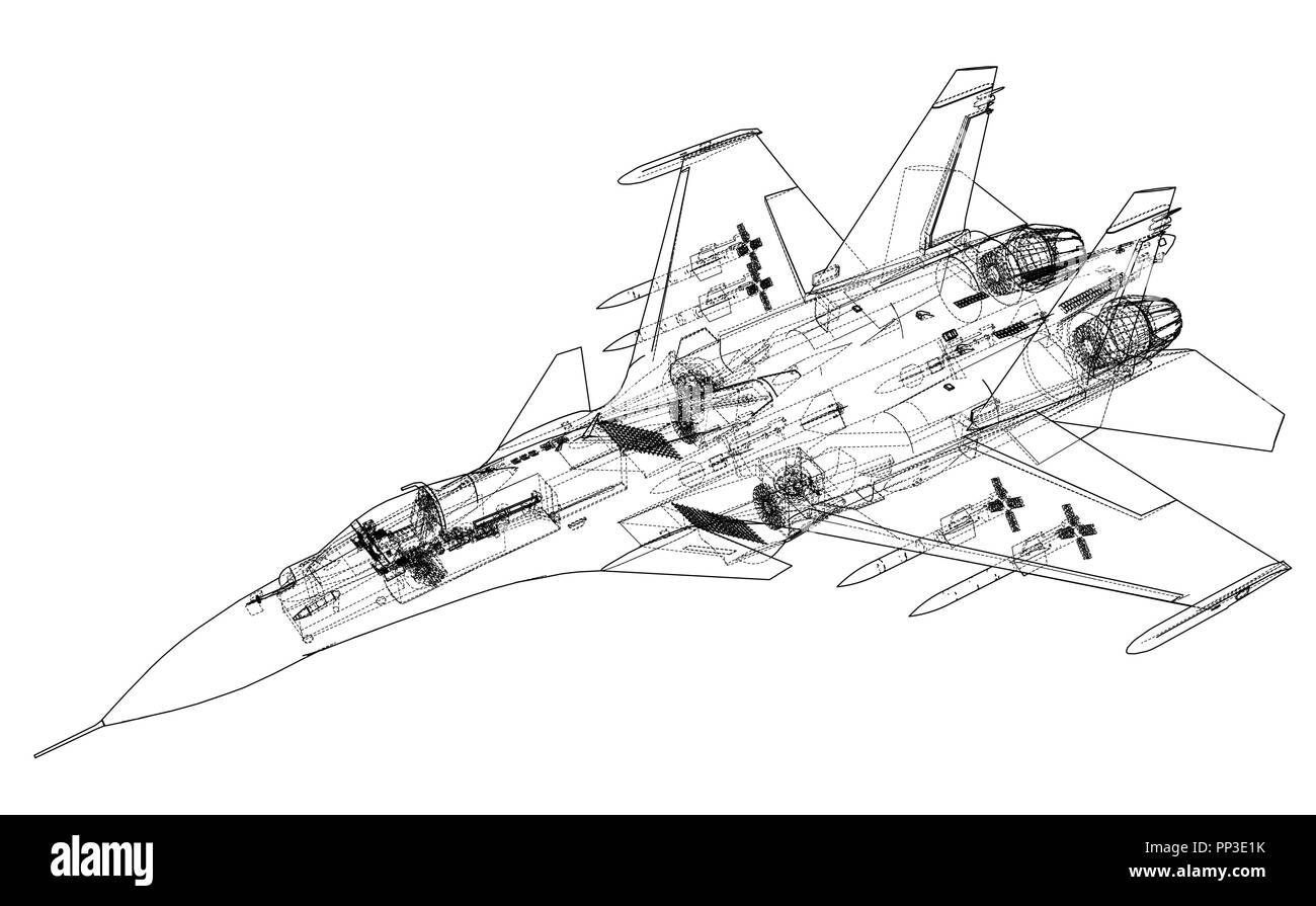 Fighter plane concept Stock Vector Image & Art - Alamy