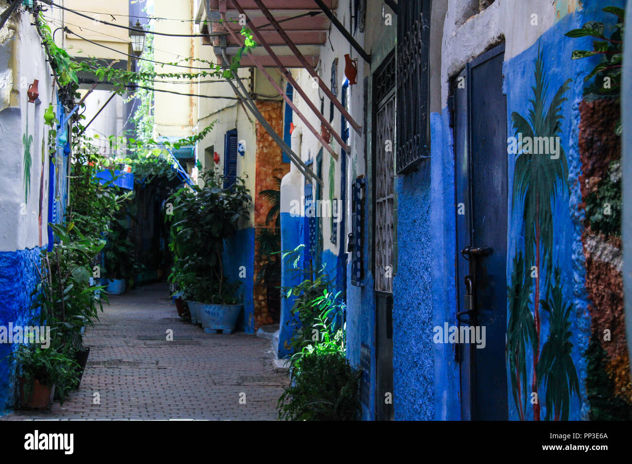 Out exploring the back streets of Morocco Stock Photo - Alamy