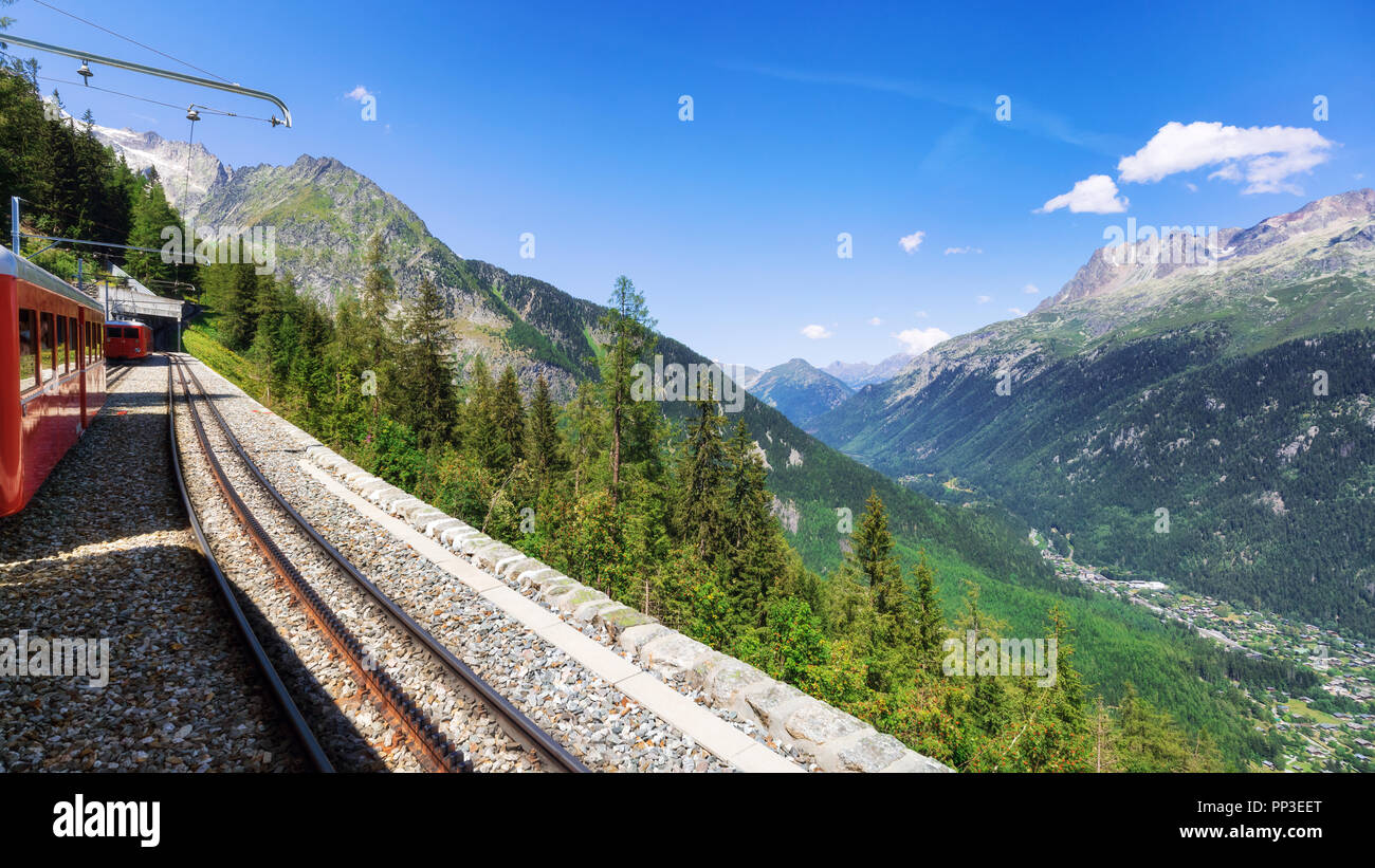 Traveling to French Alps in summer Stock Photo - Alamy