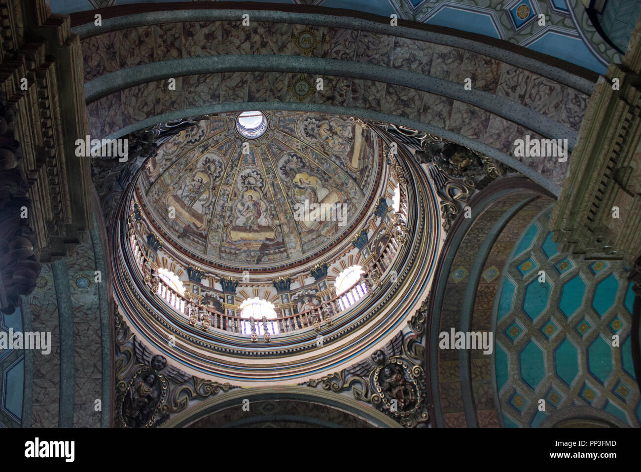 famous unesco church in quito, ecuador Stock Photo - Alamy