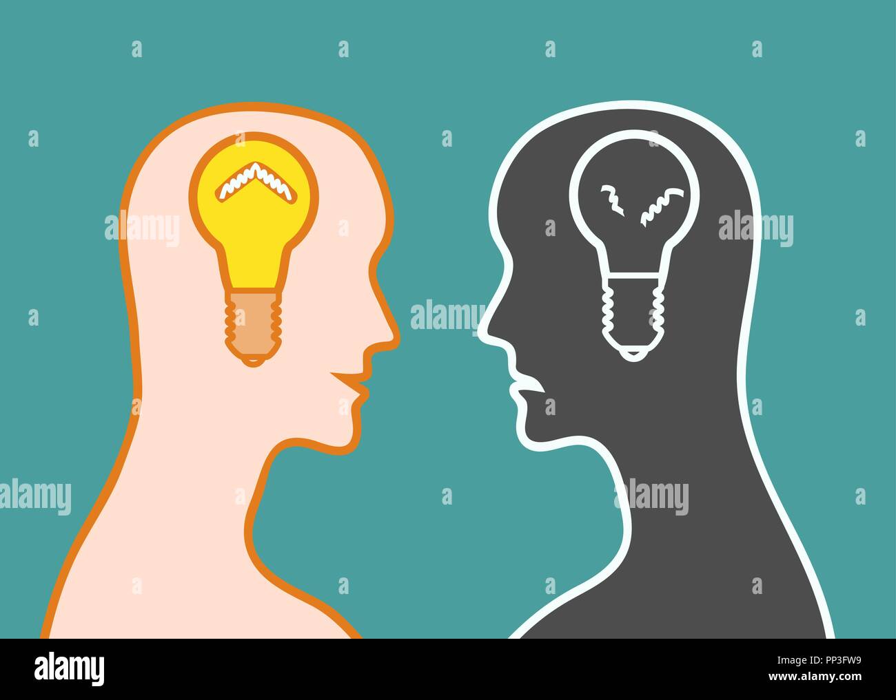 Light shining inside Stock Vector Images - Alamy