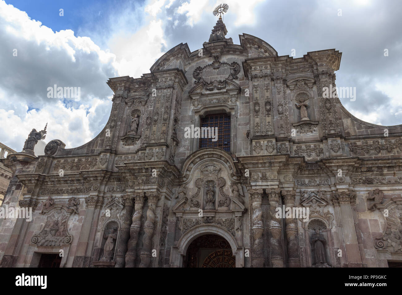 famous unesco church in quito, ecuador Stock Photo - Alamy