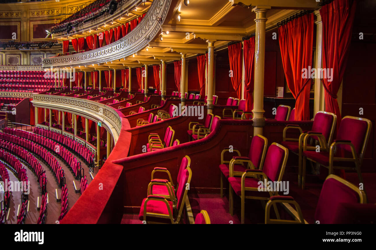Royal Albert Hall interior, London Stock Photo - Alamy