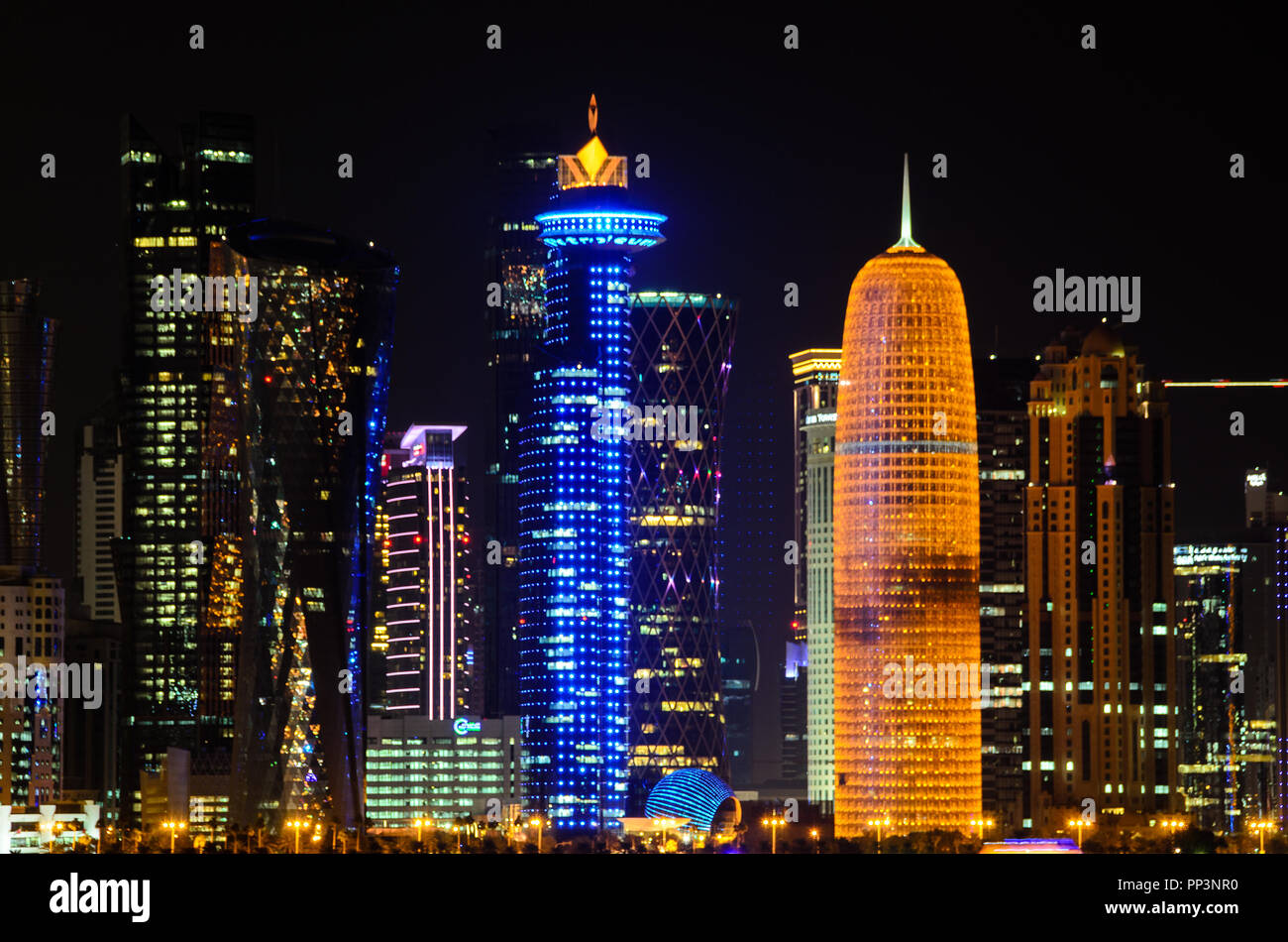 Doha City, the capital of Qatar Stock Photo - Alamy