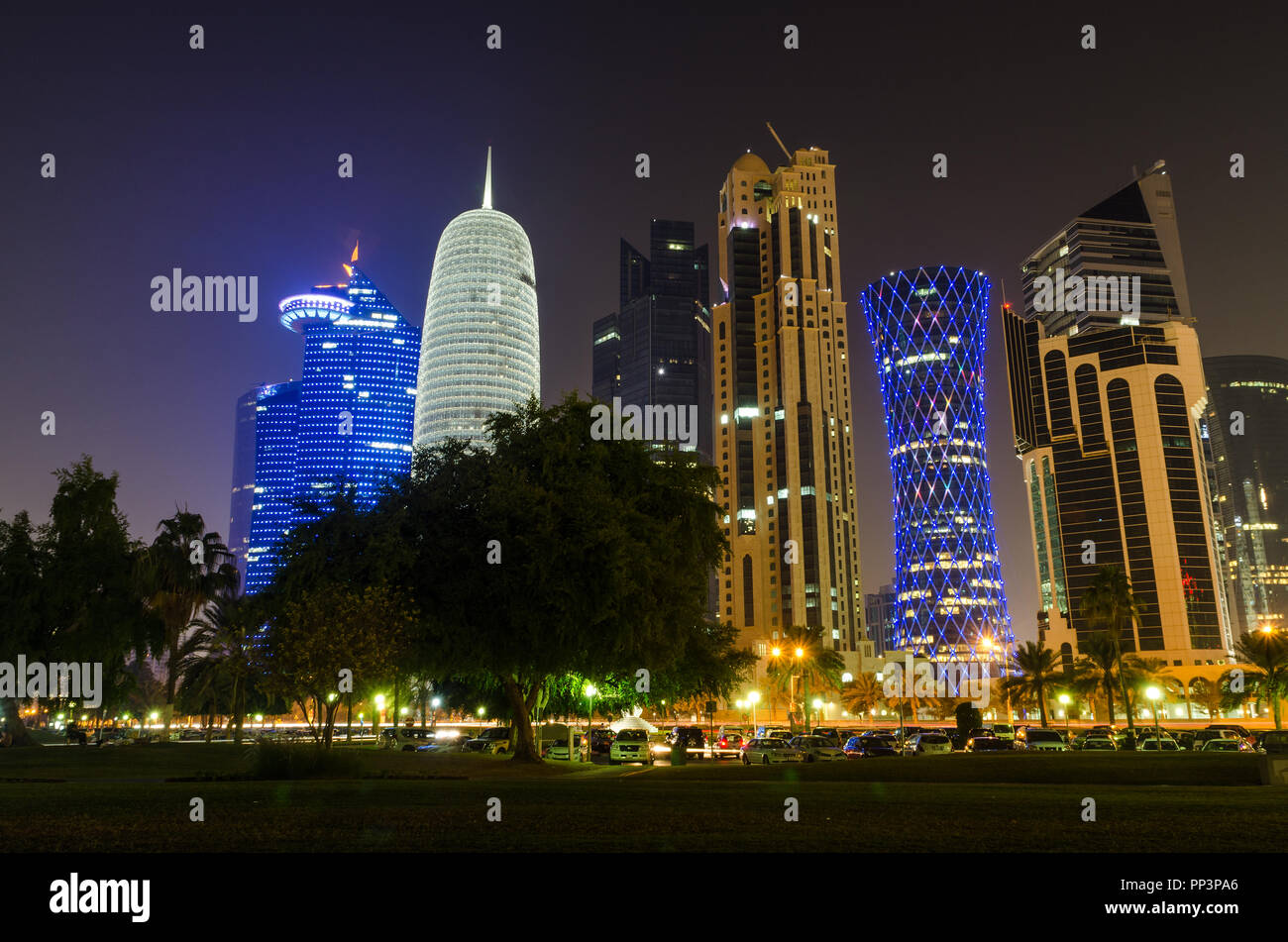 Doha City, the capital of Qatar Stock Photo - Alamy