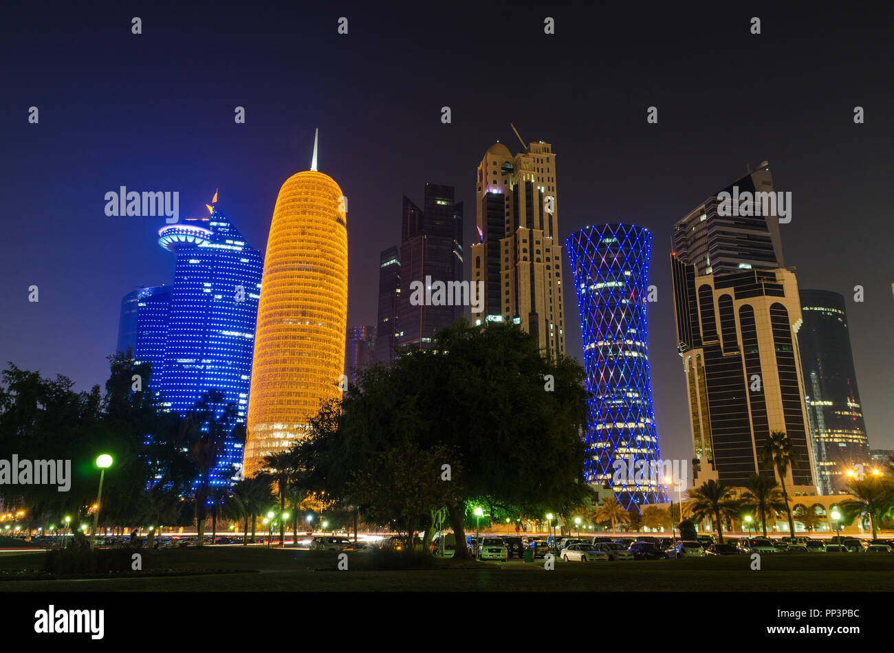 Doha City, the capital of Qatar Stock Photo - Alamy