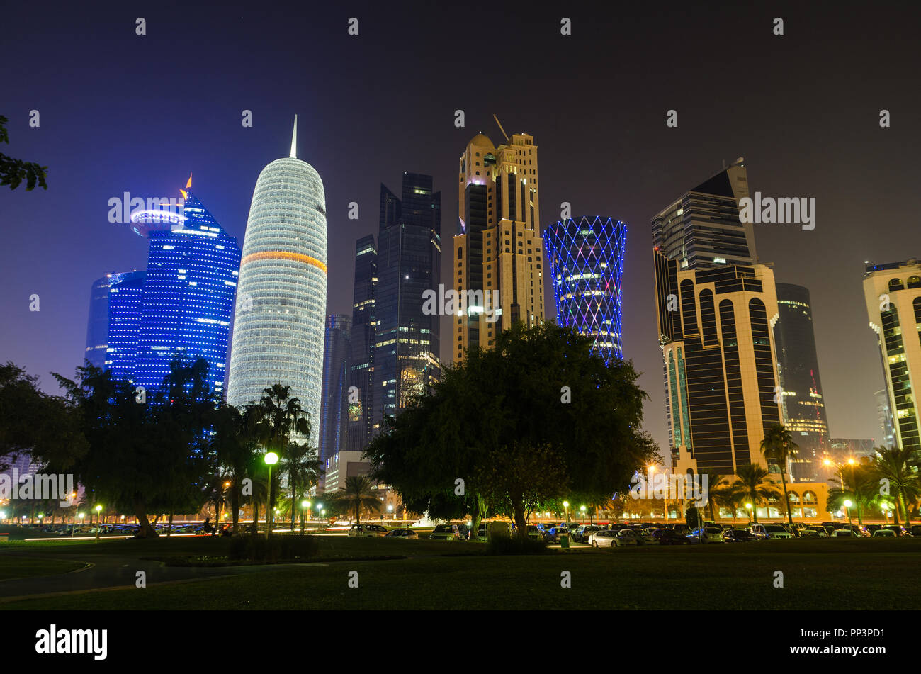 Doha City, the capital of Qatar Stock Photo - Alamy