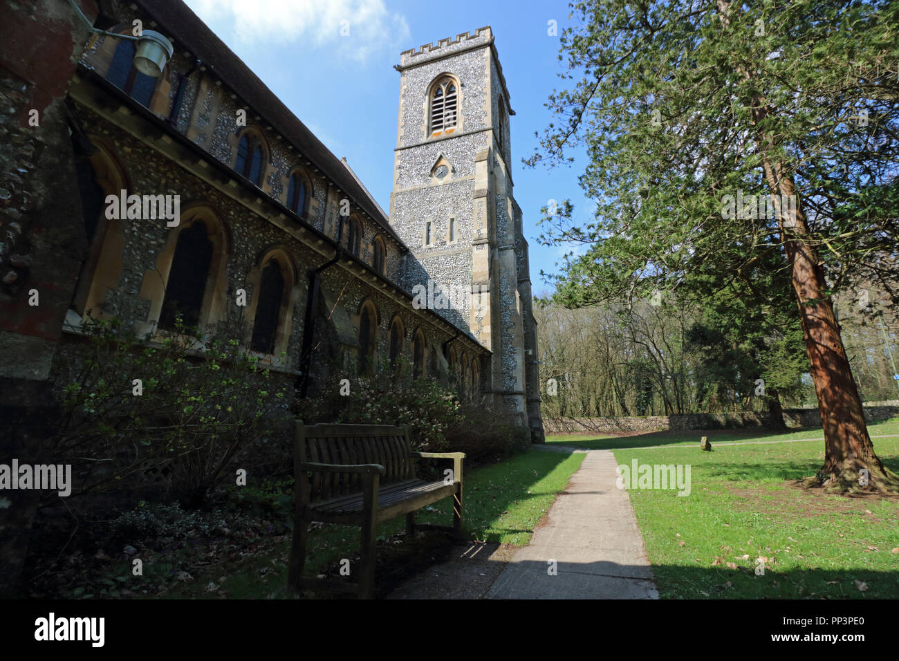 Christ Church Epsom Common Surrey England UK Stock Photo - Alamy
