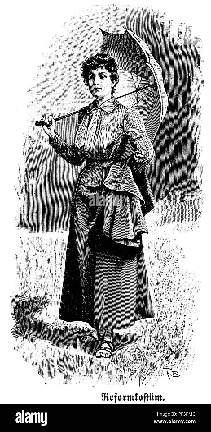 Reform costume, reform clothing, 1905 Stock Photo - Alamy