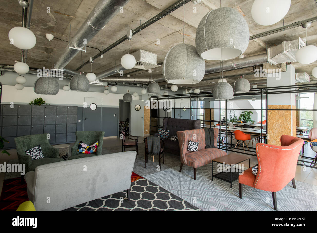 Business hall for meeting Stock Photo - Alamy