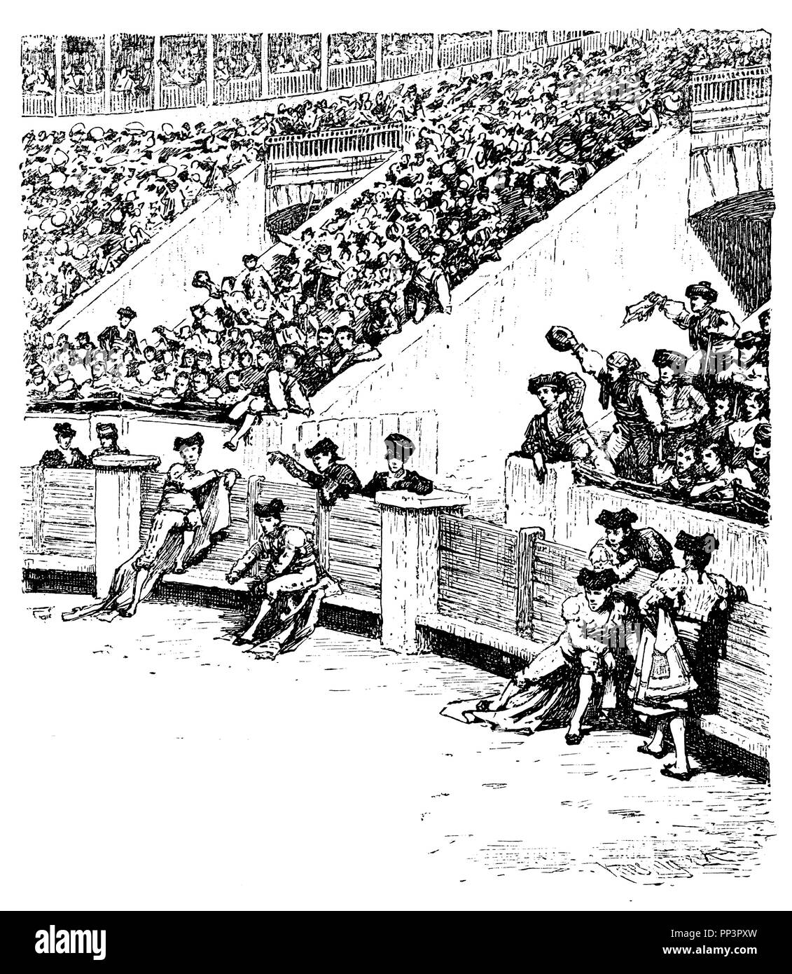 Black spectators Cut Out Stock Images & Pictures - Alamy